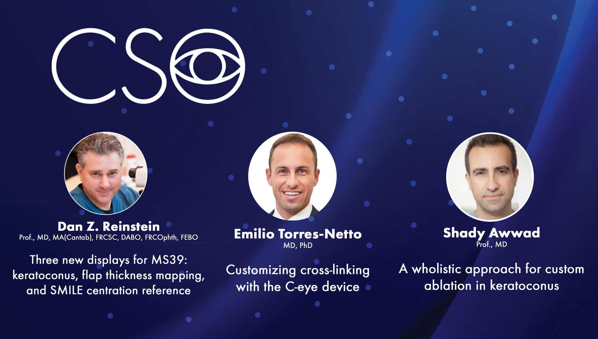 Replay - Symposium CSO du congrès ESCRS 2022 à Milan - Medical Deveyes